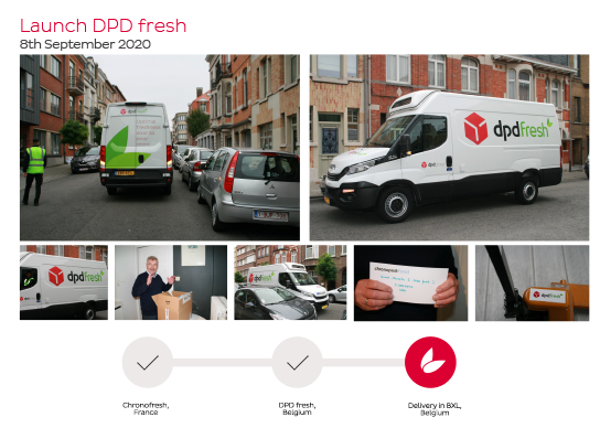 First deliveries with DPD fresh - DPD Belgium
