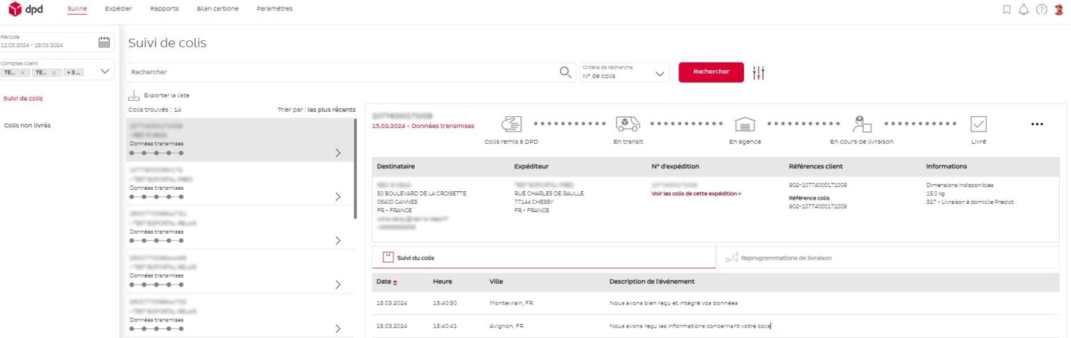 How can I track my parcels? What information is available to me? | DPD