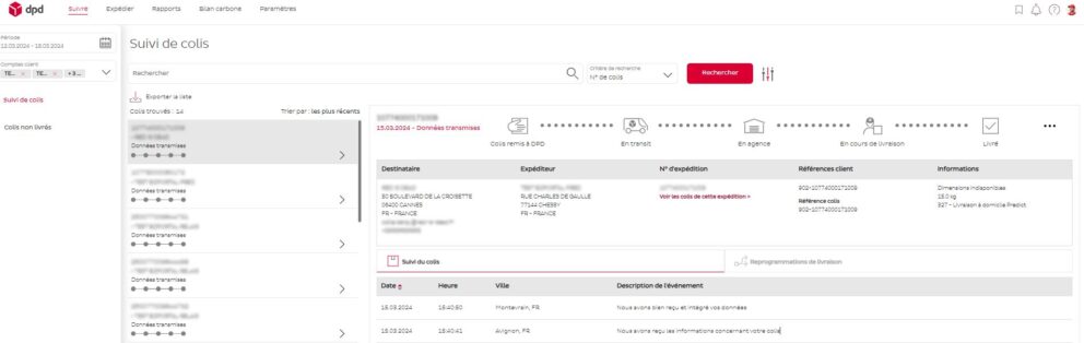 How can I track my parcels? What information is available to me? | DPD