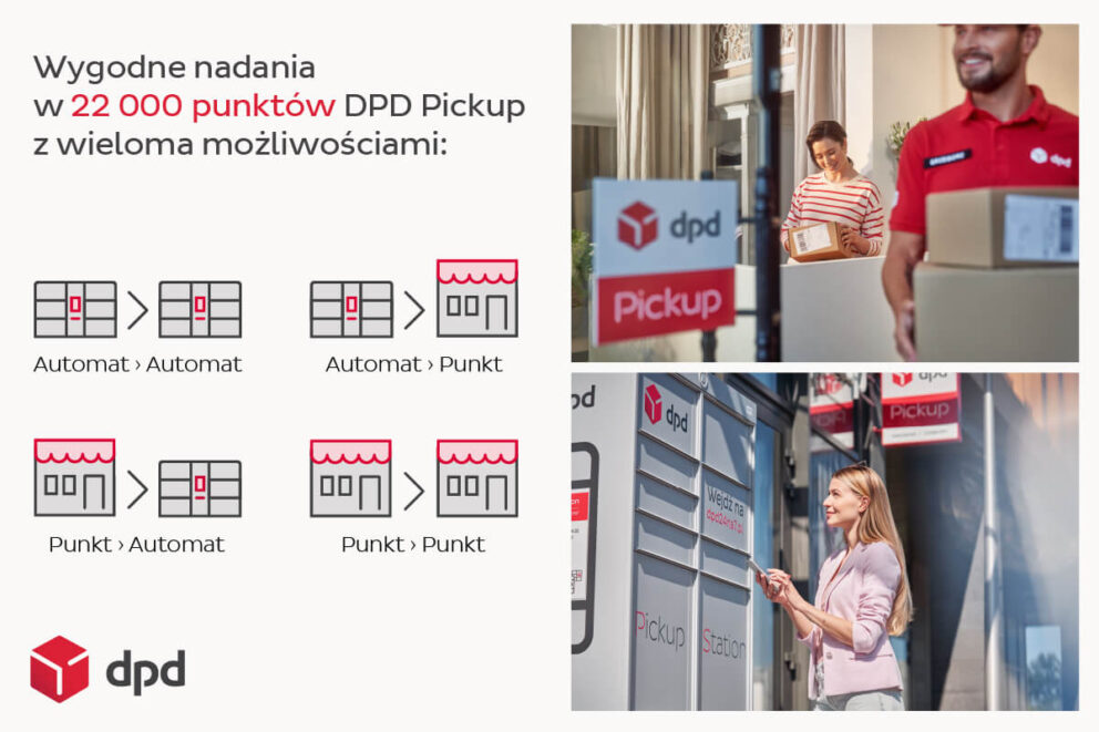 Wygodne nadania w 22 000 punktów DPD Pickup - DPD