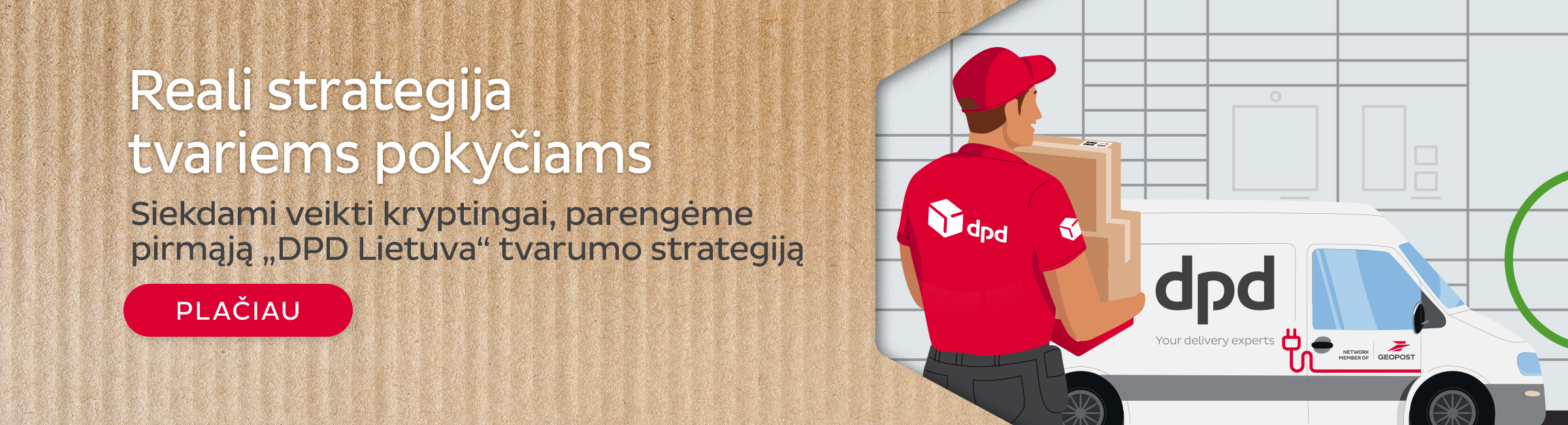 Siuntų pristatymas, kurjeriai ir siuntos į paštomatus - DPD Lietuva